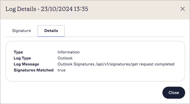 Diagnostics Logs – Exclaimer Knowledge Base